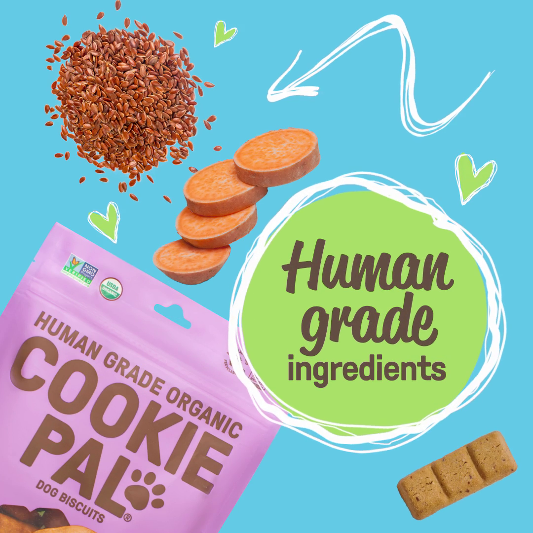 Sweet Potato & Flaxseed Biscuits – COOKIE PAL